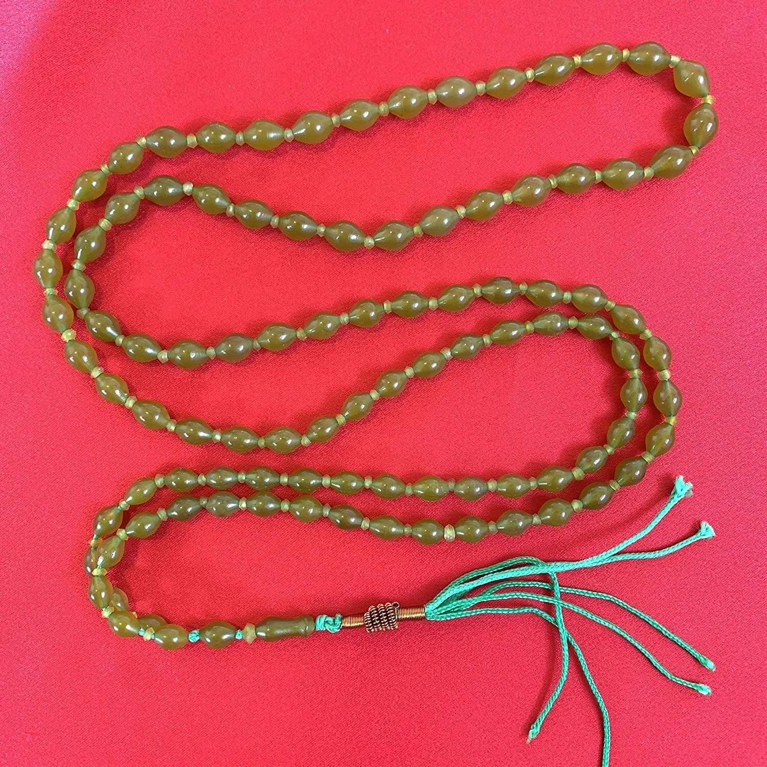 Persian Tasbih Stone NATURAL BALTIC AMBER 33 BEADS TASBIH, AMBER